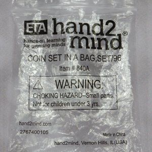 Hand2Mind | Toys | Hand2mind Coin Set In A Bag 96 Pieces | Poshmark